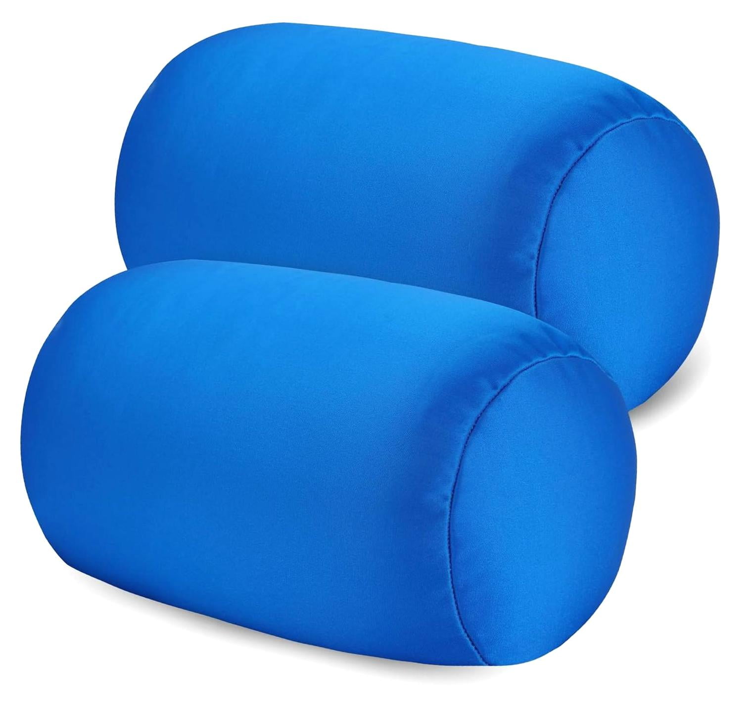 BESTKITTY Microbead Neck Pillow, 2-Piece Bolster Tube Body Pillow for ...