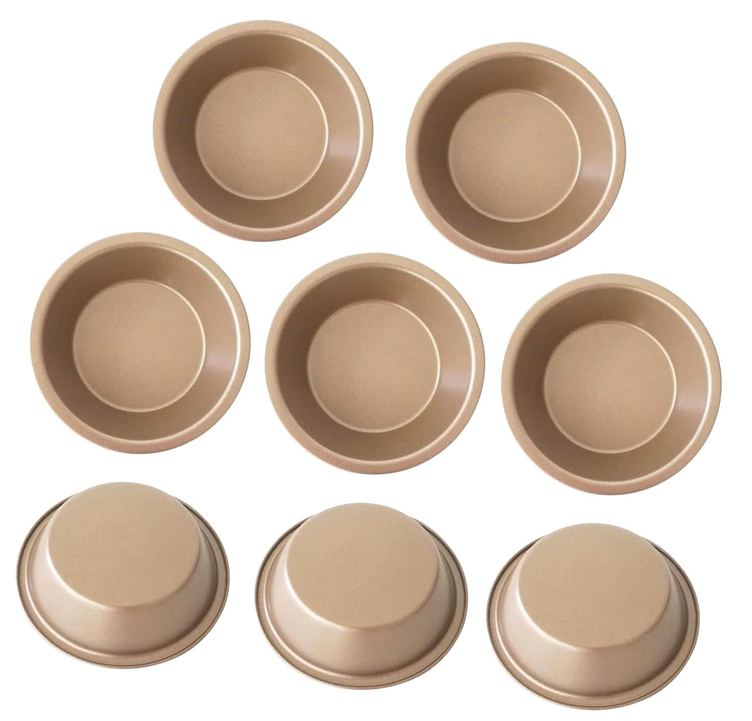 BESTKITTY Mini Pie Pans 5Inch, 8 Pack Small Pie Tin Set, Nonstick ...