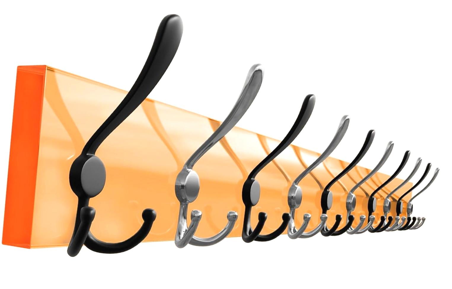 BESTKITTY Minimalist Modern Style Large Coat Rack Wall Mounted - 38.6 ...