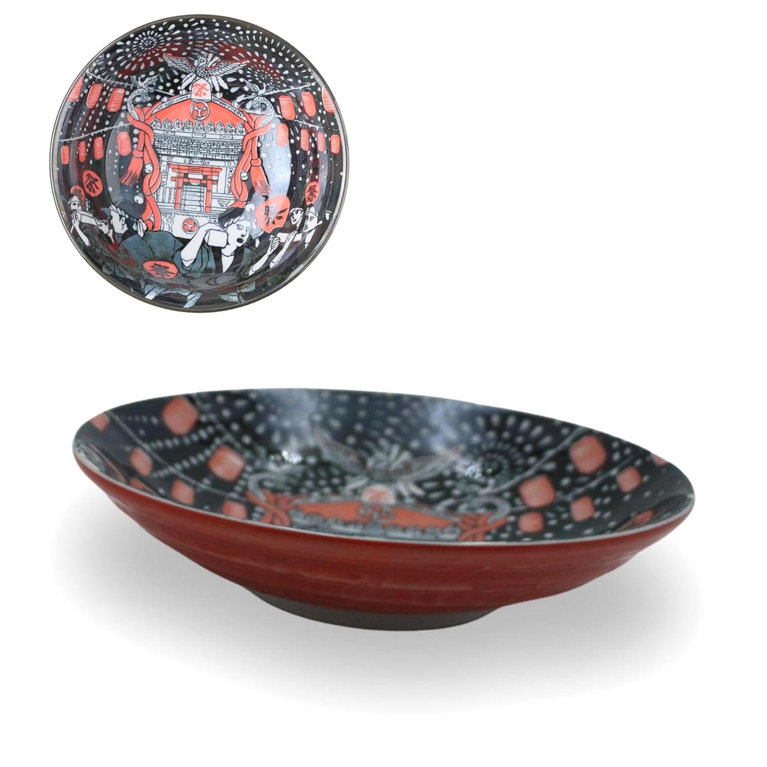 BESTKITTY Mino Ware Japanese Bowl Crafted in Japan, Ideal for Pasta ...