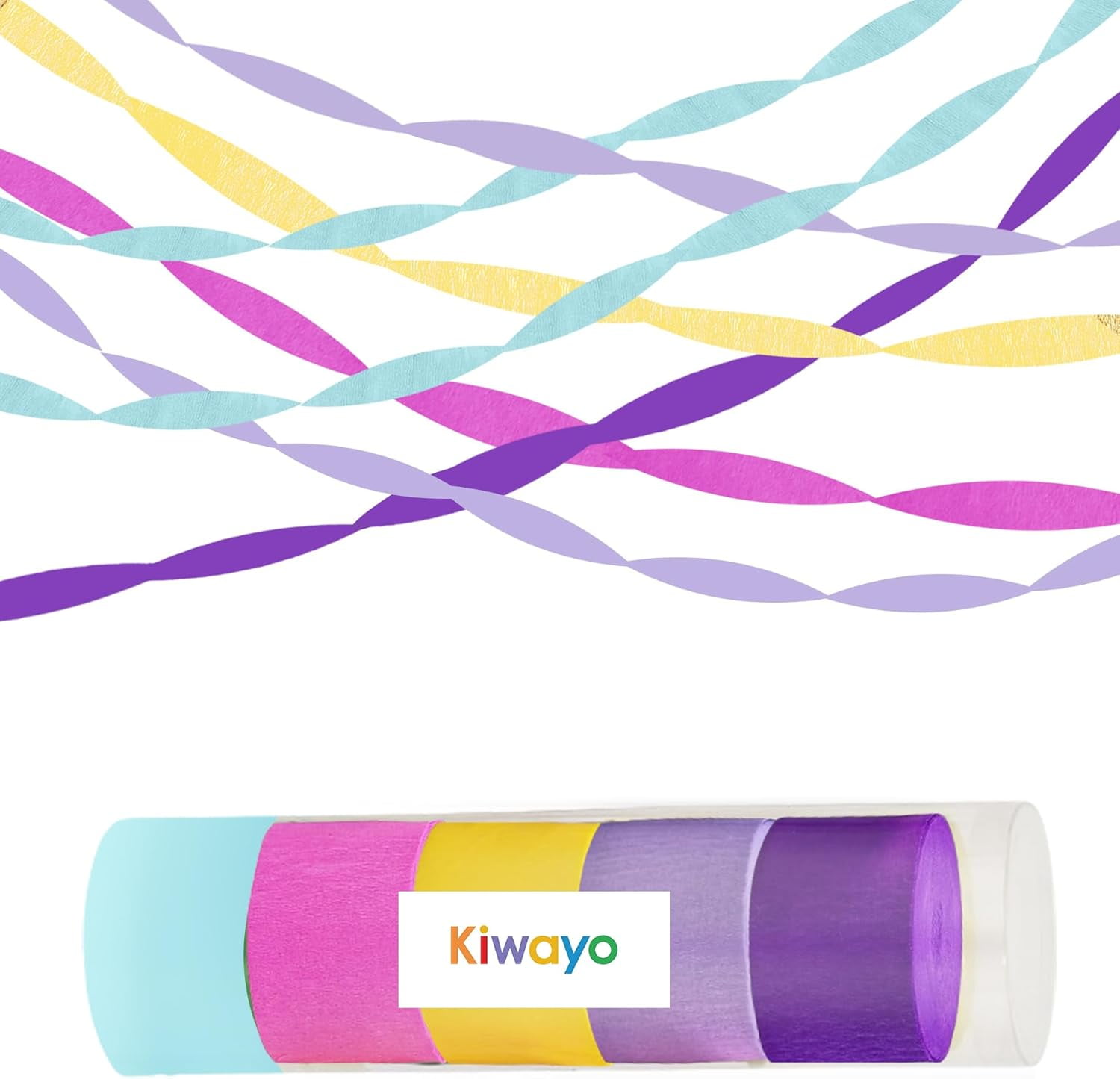 BESTKITTY Per Streamers , Blue &Pink Party Decorations (5 Rolls), Hot ...