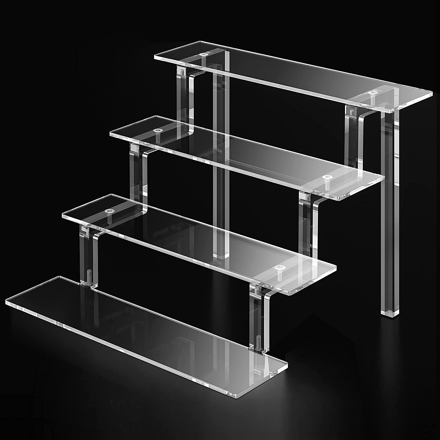 BESTKITTY Perfume Organizer Stand, 4 Tier Display Riser Shelf ...