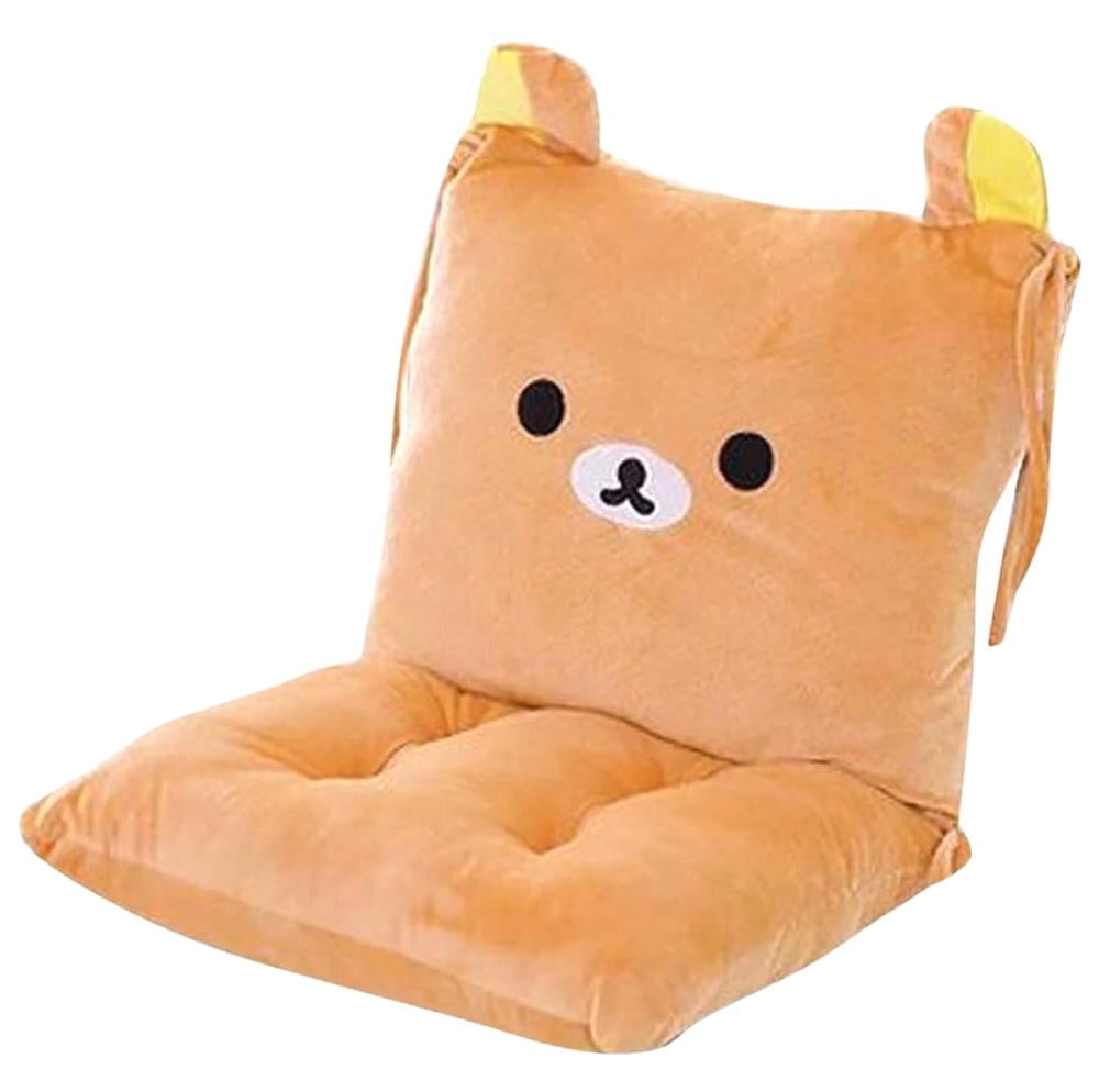 BESTKITTY Plush Chair Seat and Back Cushion with Fasteners, Thickened ...