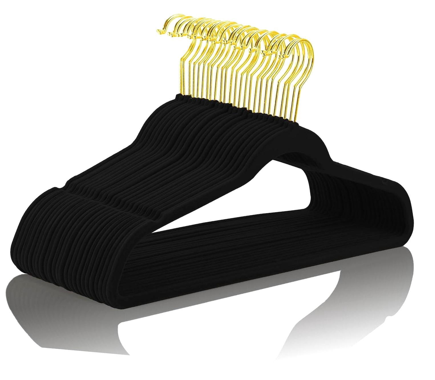 BESTKITTY Premium Velvet Hangers Set of 30 Heavy-Duty - Not Slimline ...