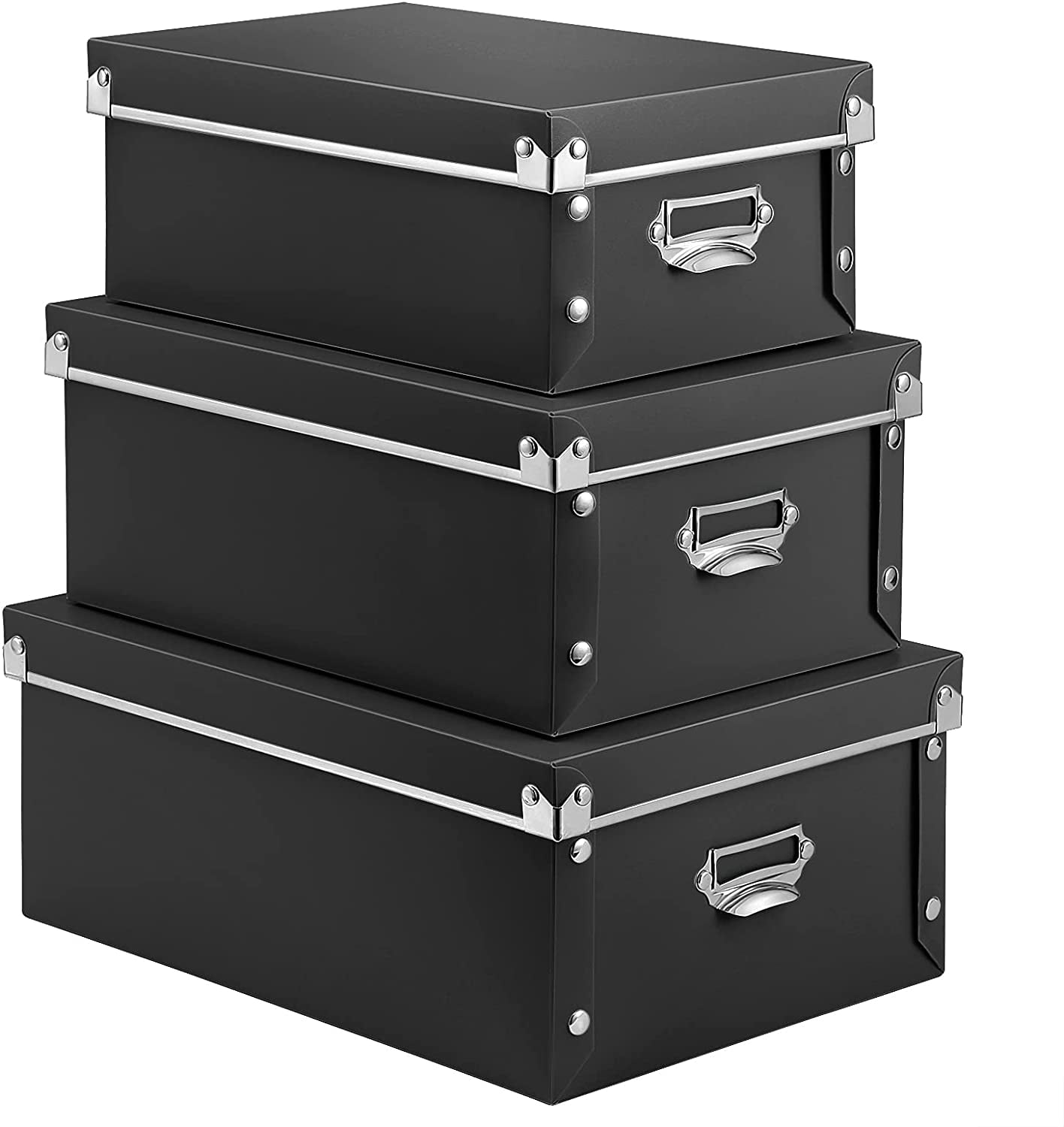 BESTKITTY SEIND Storage Box, Decorative Storage Bins with Lid,3 in 1 ...