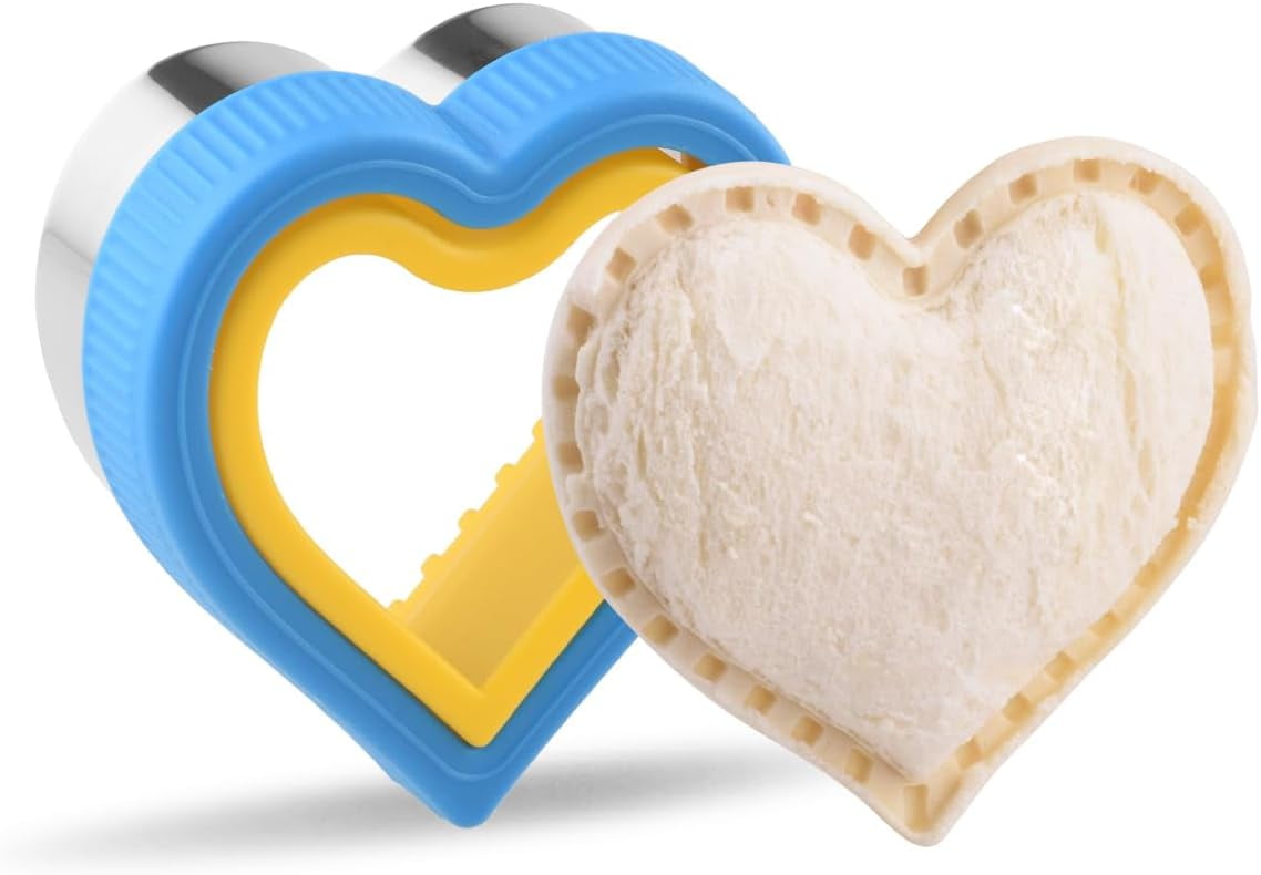 BESTKITTY Sandw Cutter - 6 Piece Set - Heart, Square, Star, Dinosaur ...