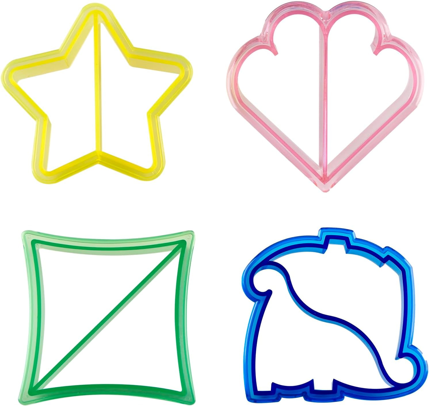 BESTKITTY Sandw for Kids Lun Box, Fun and Creative Lun Accories for ...