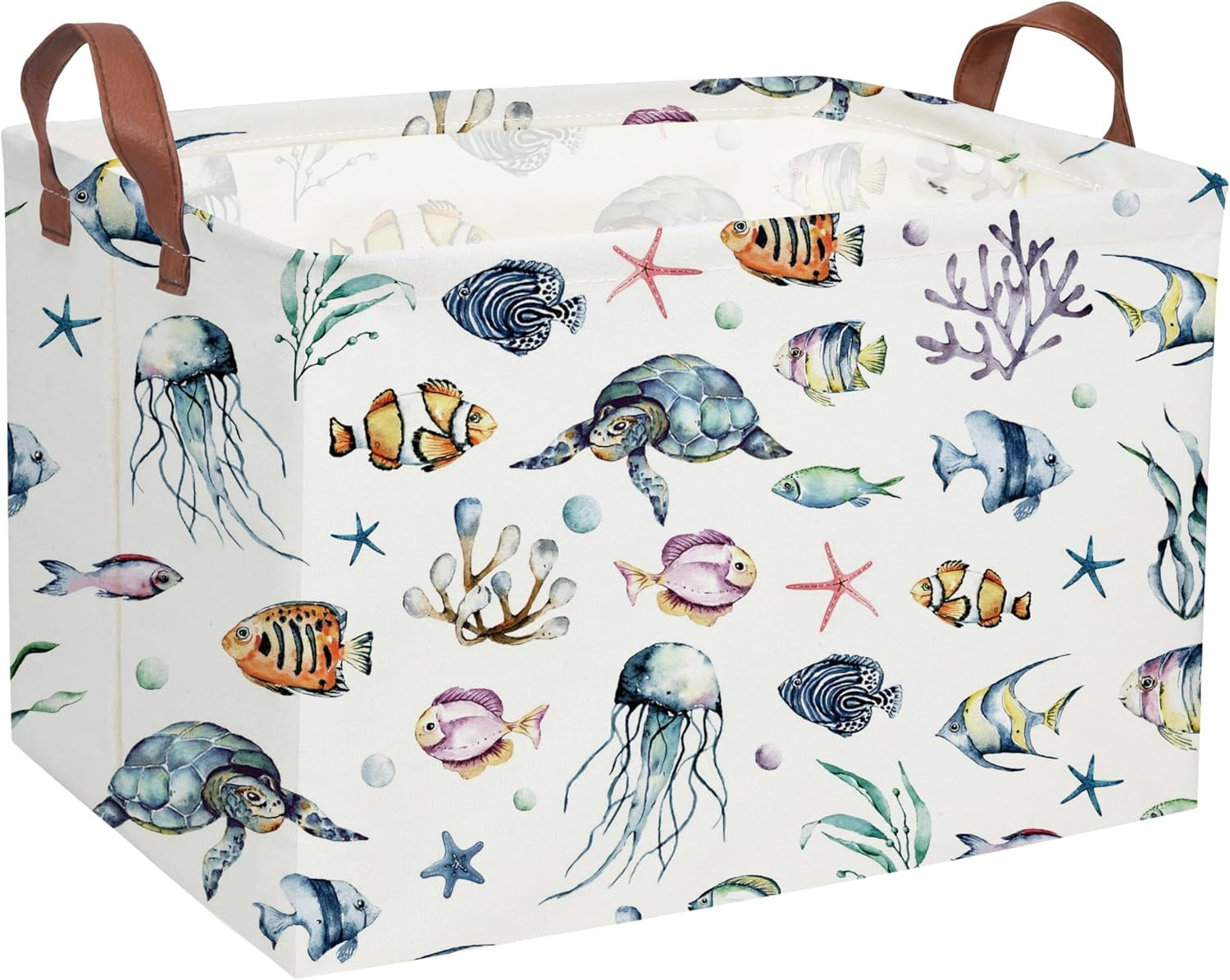 BESTKITTY Sanjiaofeng Rectangular Kids Basket Ocean Storage Bins,Boys ...