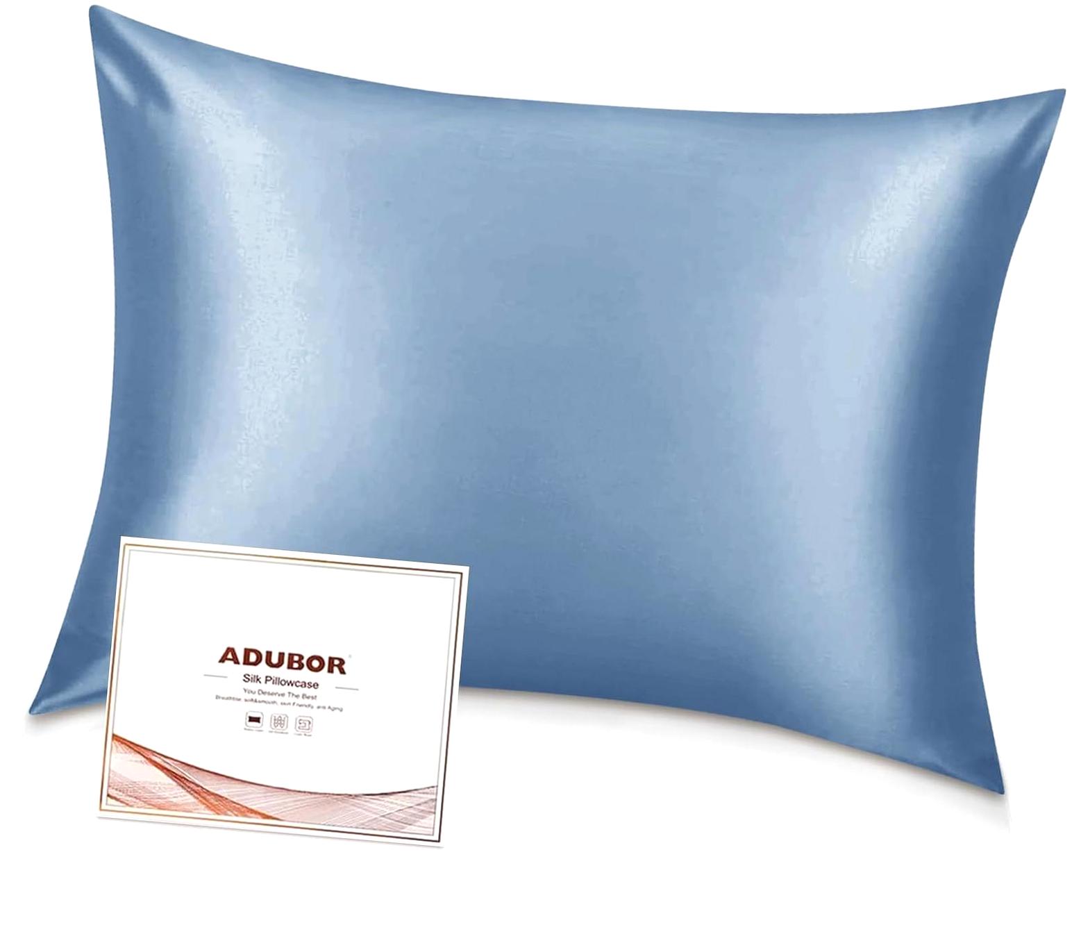 BESTKITTY Silk Pillowcase for Hair and Skin 23 Momme Silk Pillow ...