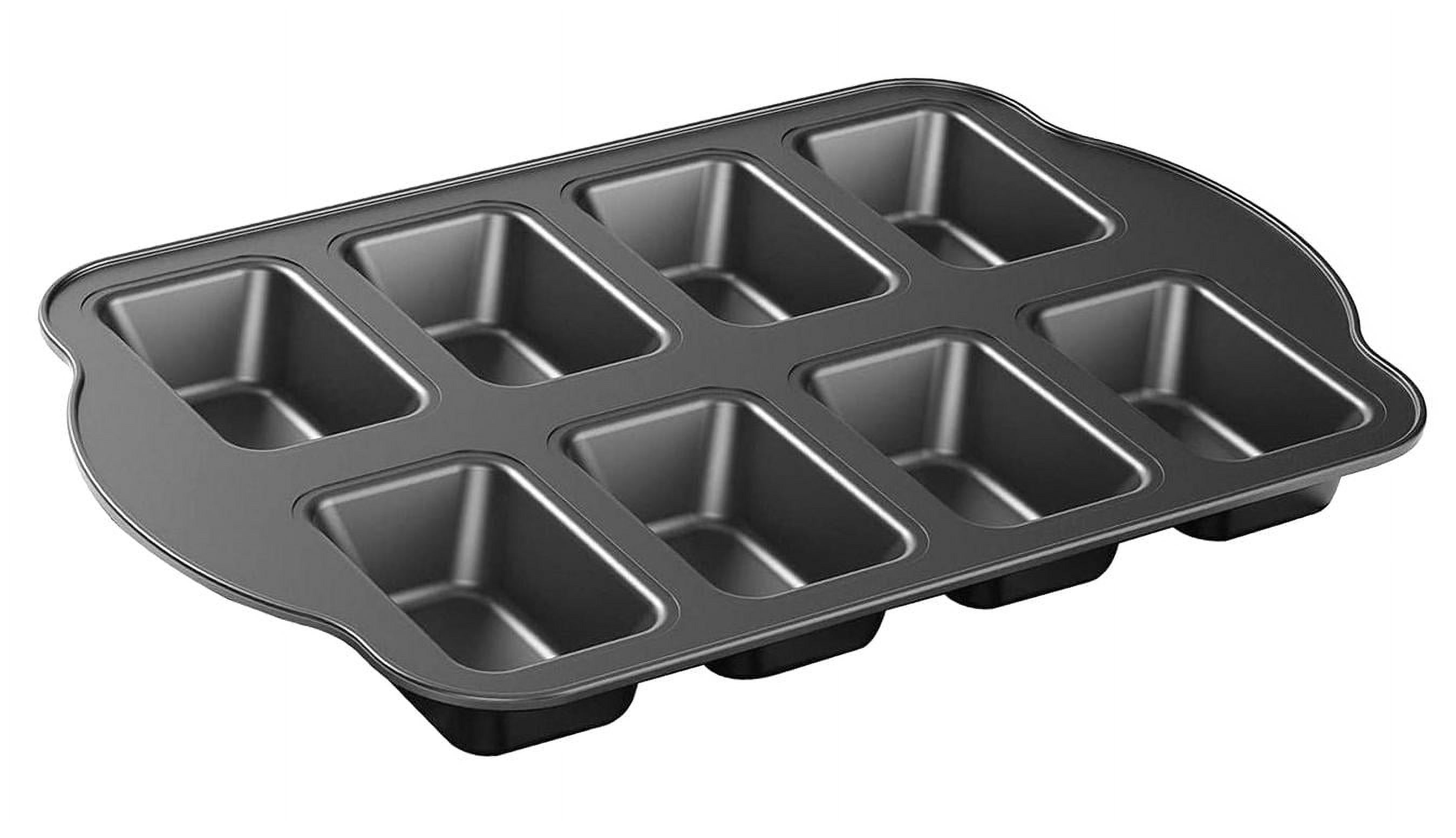 BESTKITTY Single Non-Stick Mini Loaf Pan, Carbon Steel Baking Bread ...