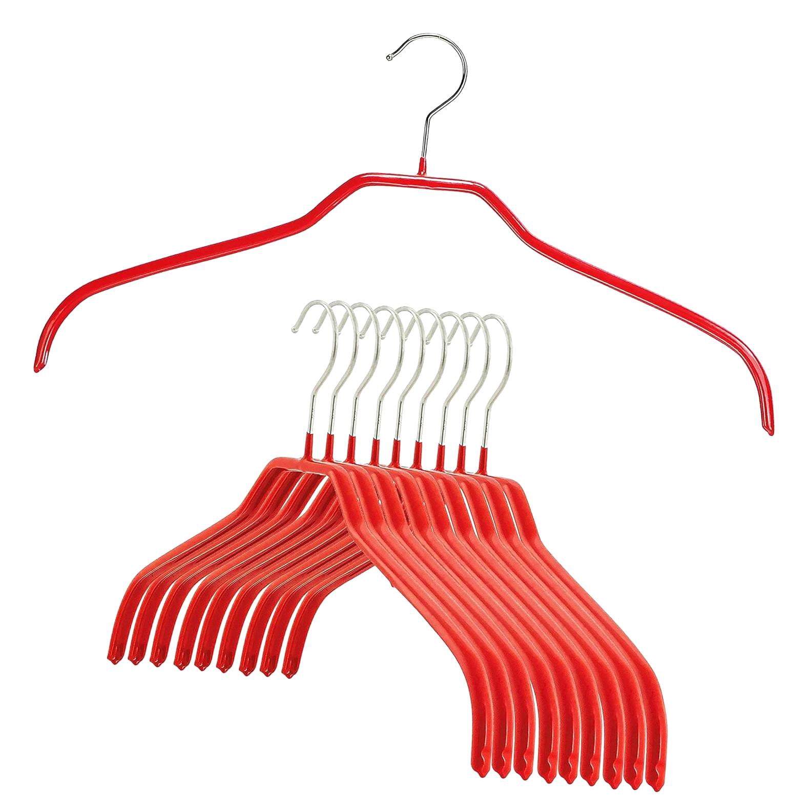 BESTKITTY Slim Small Apparel Hangers, Metal Hanger without Coating ...