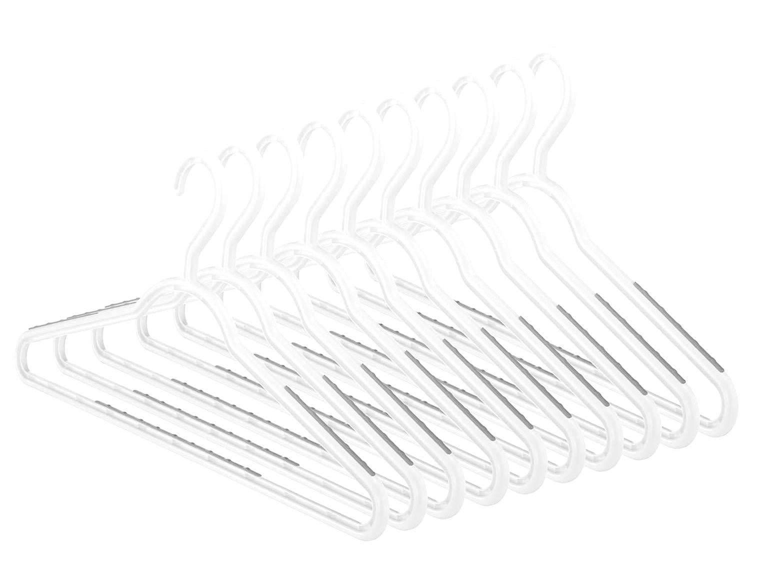 BESTKITTY Slim Sure Grip Hangers S/10 - Paloma Gray - Walmart.com