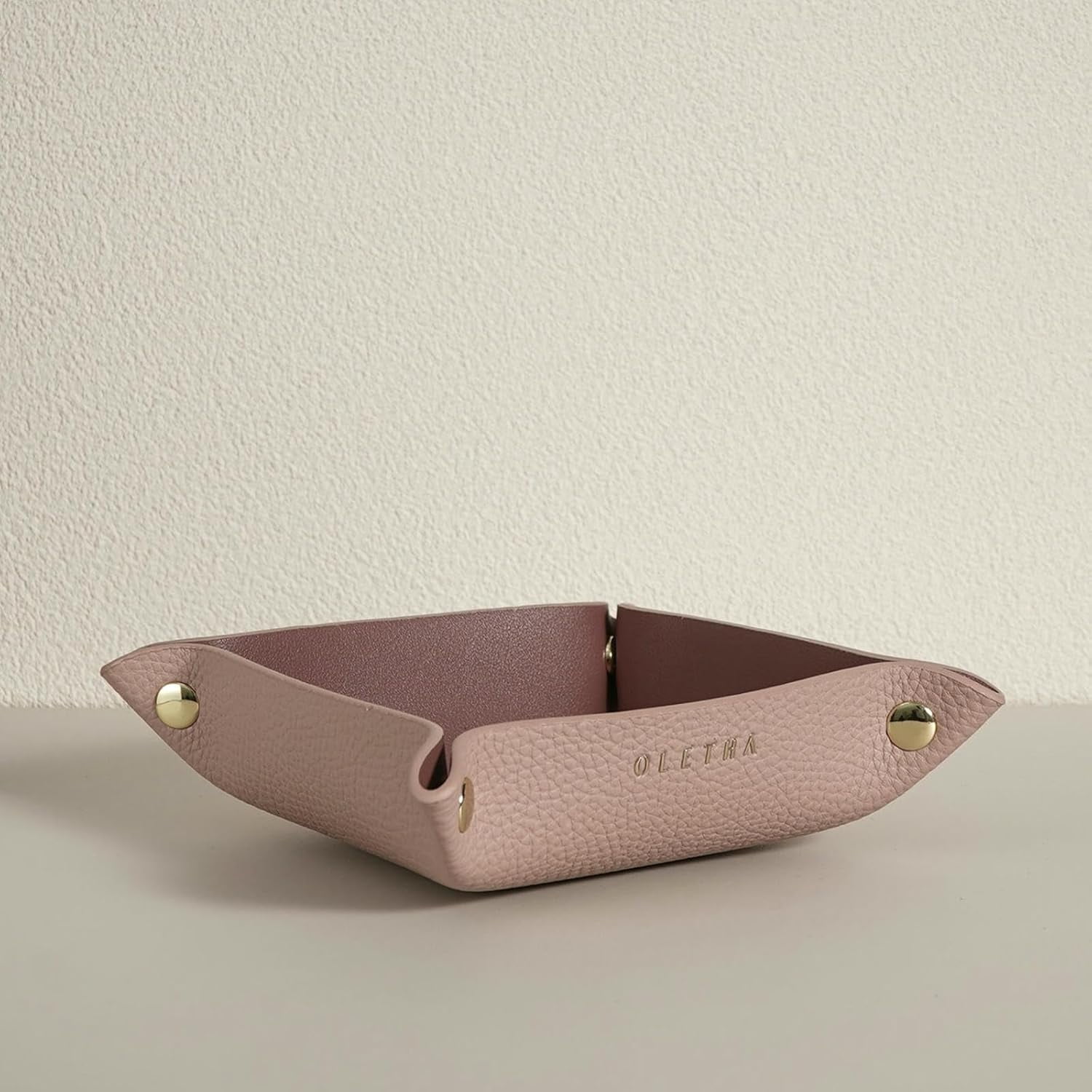 BESTKITTY Small Foldable Valet Tray, Set of 2 - Aesthet Desk Organizer ...