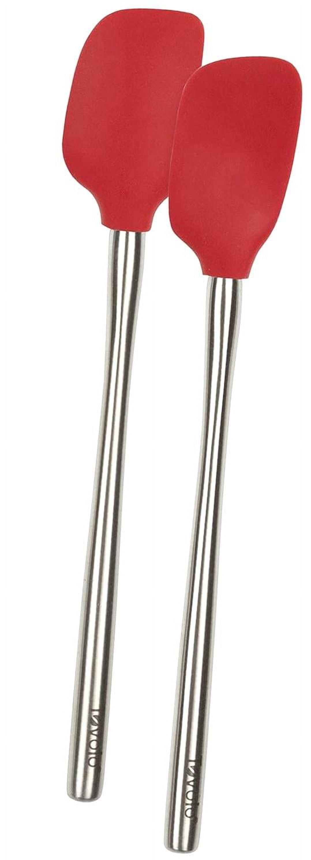 BESTKITTY - Stainless Steel Core Mini Spatula & Spoonula Duo, 2-Piece ...