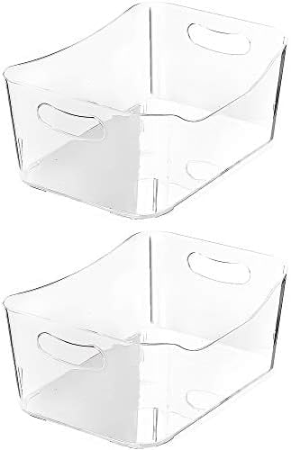 BESTKITTY Storage Bins - Open Plast Organizers and Storage Basket for ...