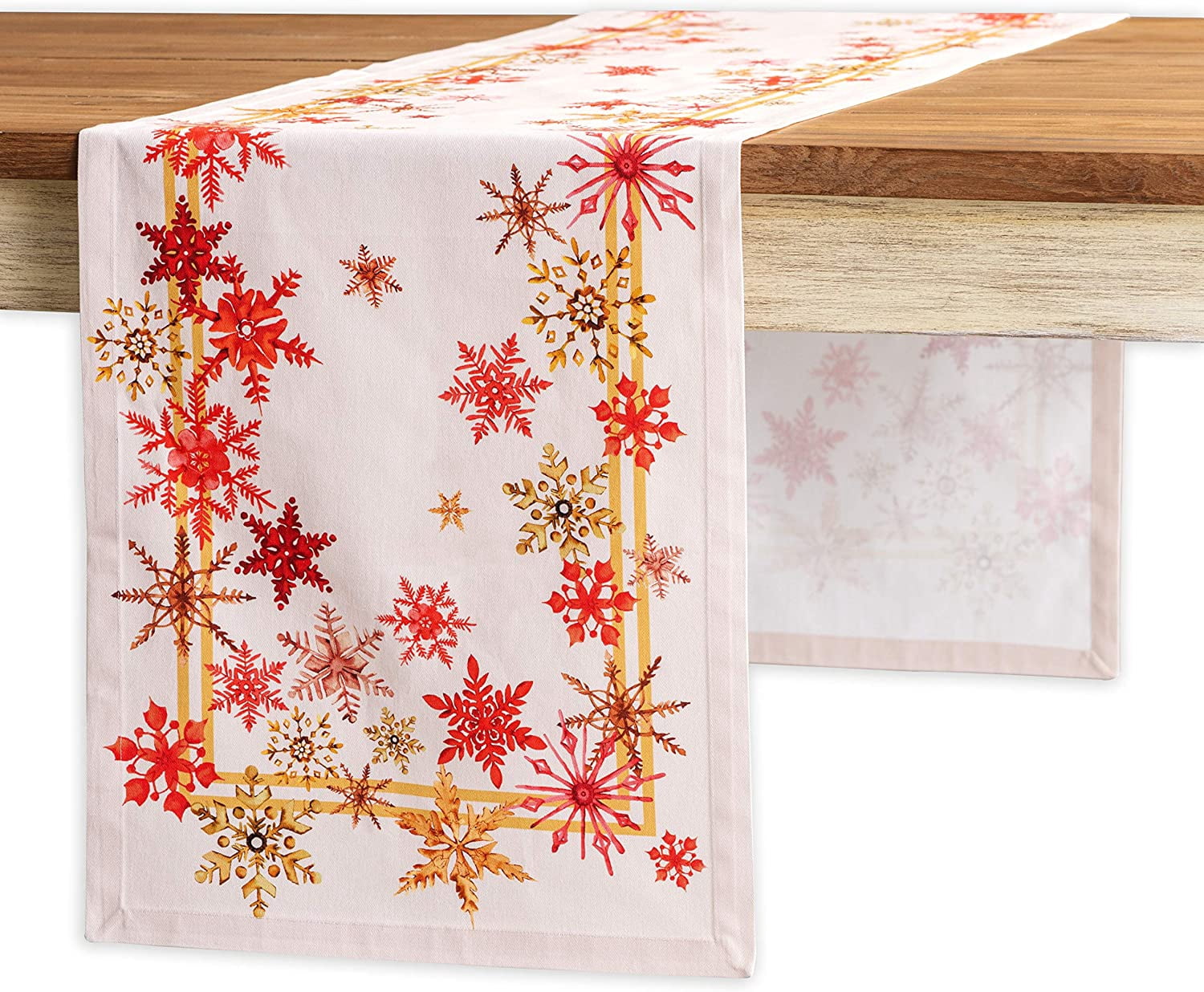 BESTKITTY Table Runner 100% Cn Single Layer Table Runners 48 ines Long ...