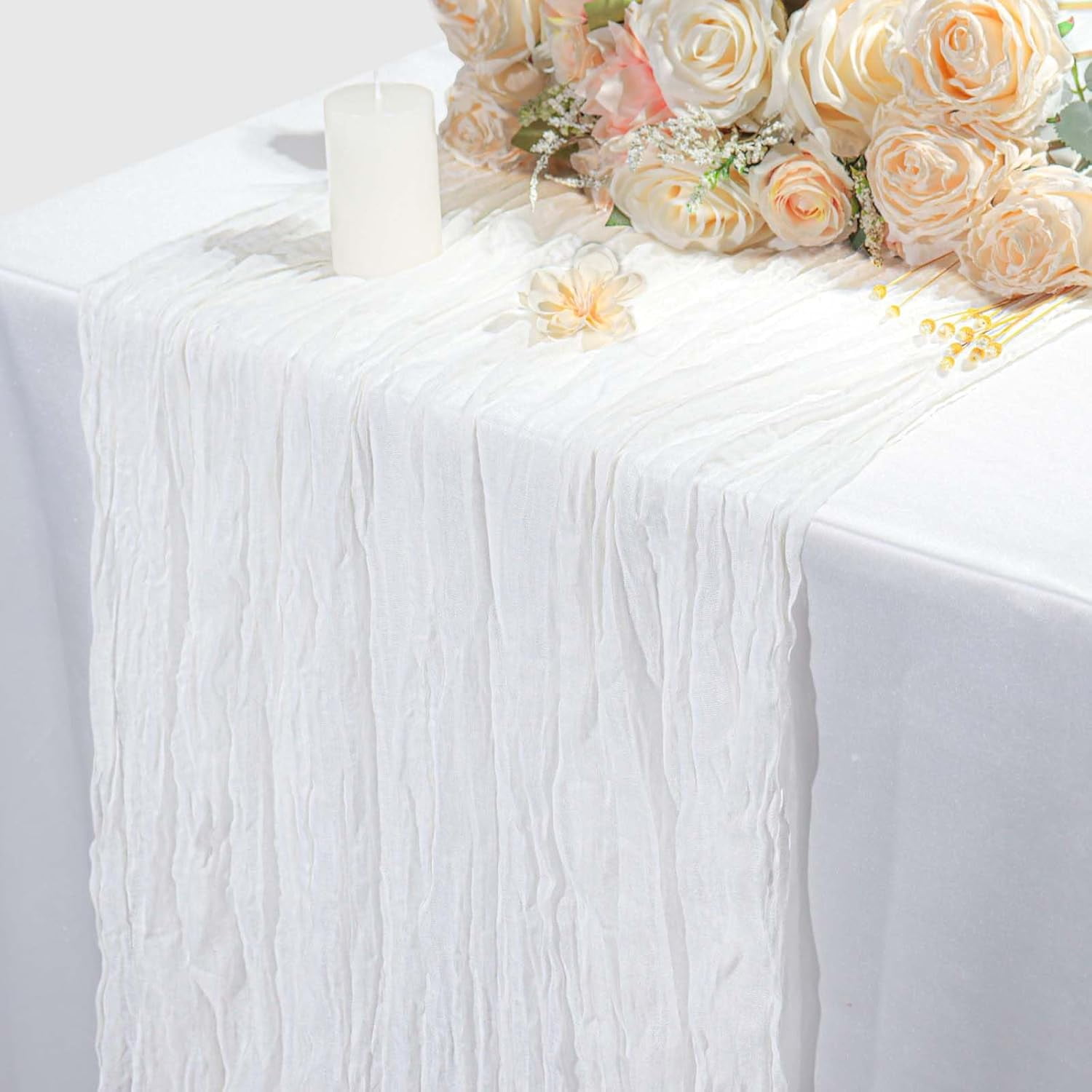 BESTKITTY Table Runner eesecloth Mothers Day Table Runner 10 FT Boho ...