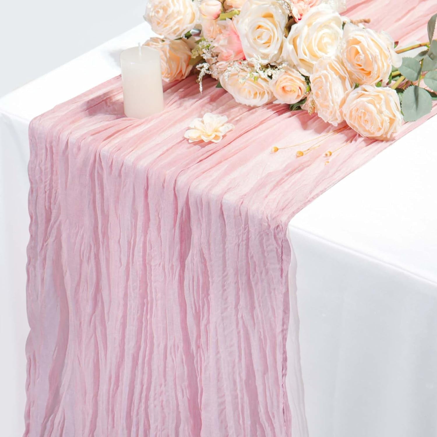 BESTKITTY Table Runner eesecloth Mothers Day Table Runner 10 FT Boho ...