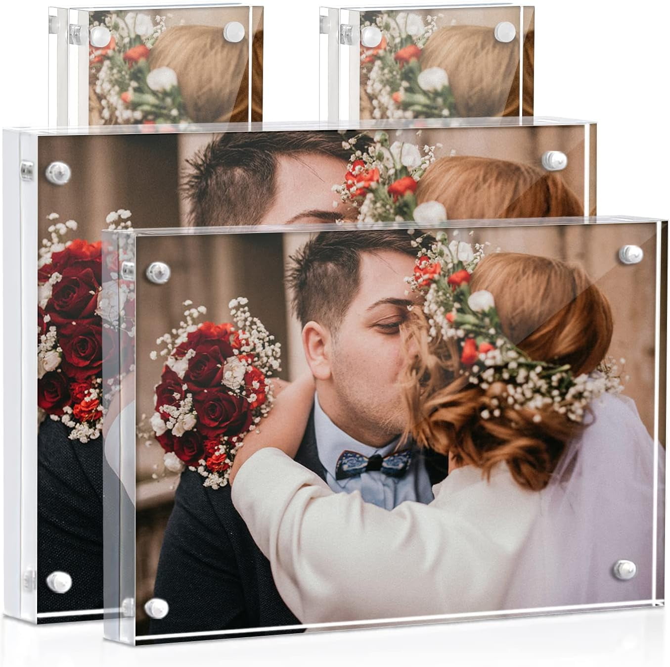 BESTKITTY Wedding Gift Acryl P F 4x6 Pture F 1Pa 5x7 Fe 1 Pa Mixed 6x2 ...