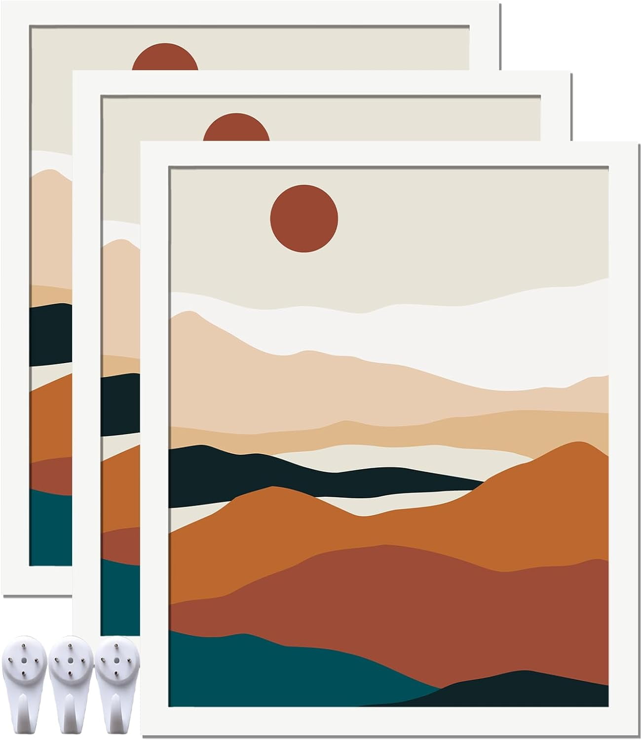 BESTKITTY White 20x24 Pture F Set of 3, High Transparent Fe for 20 By ...