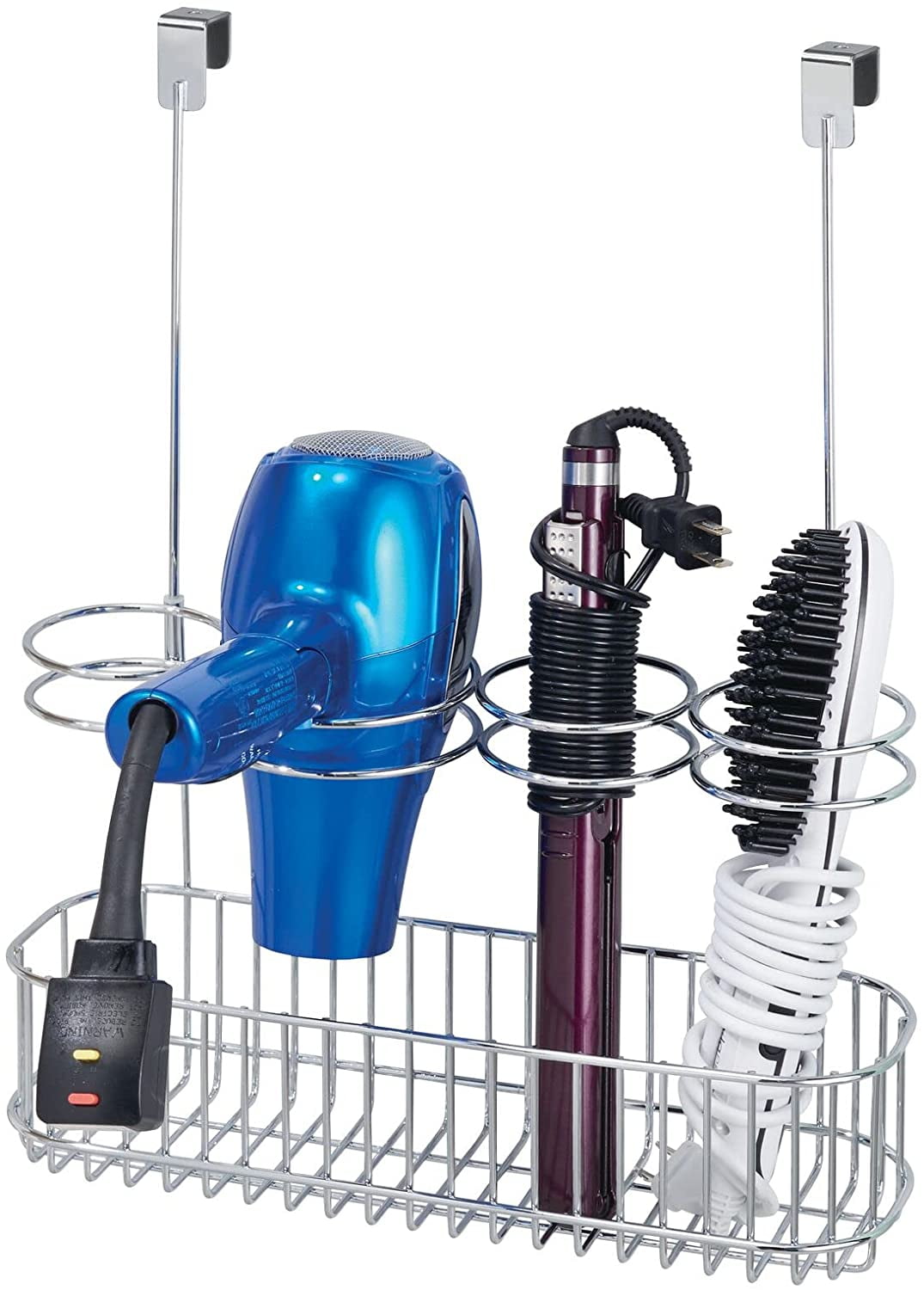 BESTKITTY mDgn Metal Bathroom Storage Tool Organizer Accory Basket Tray - Hang Over Cabinet Door ...