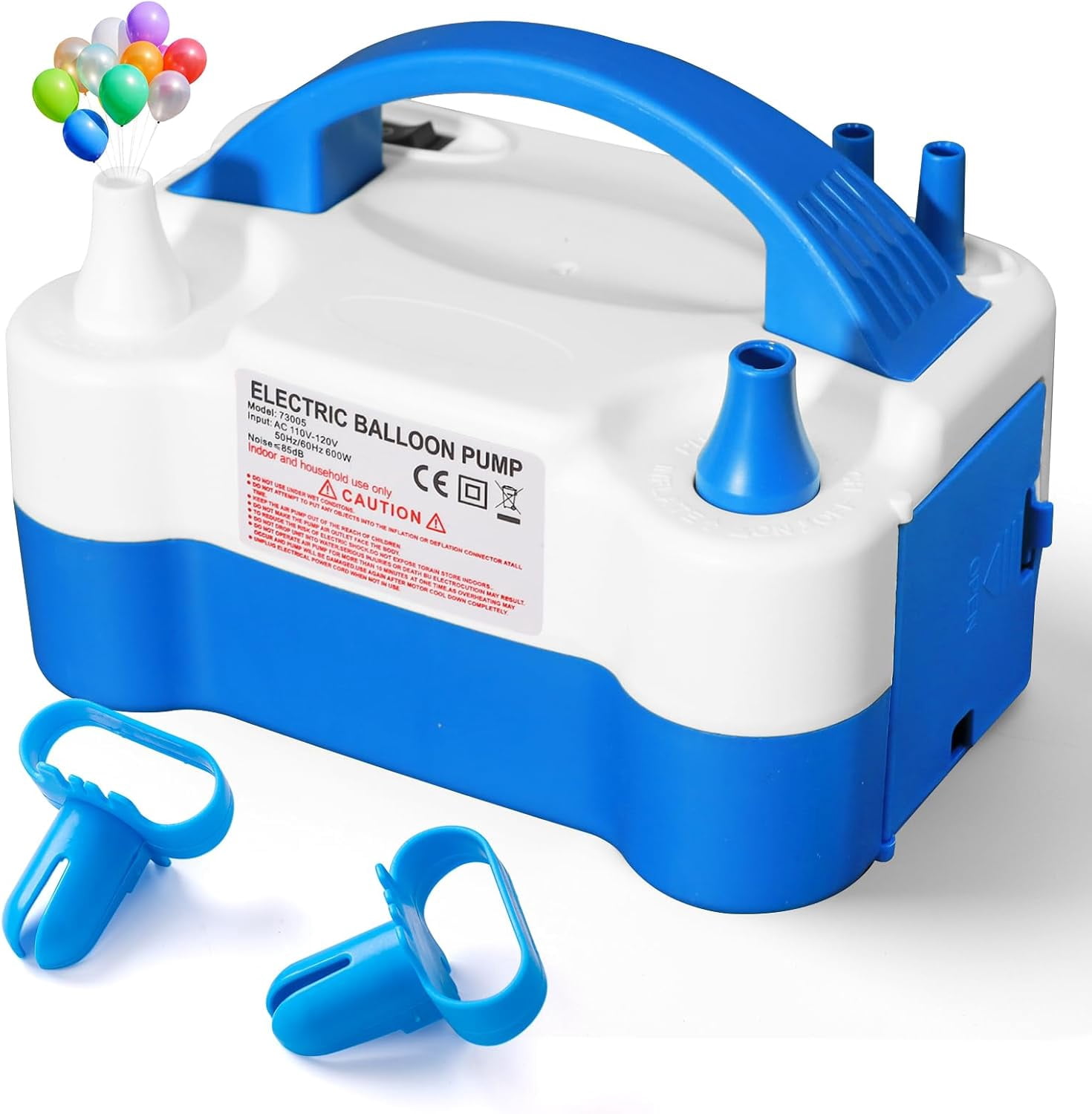 BESTKITTY rcoloria Balloon Pump Electr, Portable Automat Dual Nozzle ...
