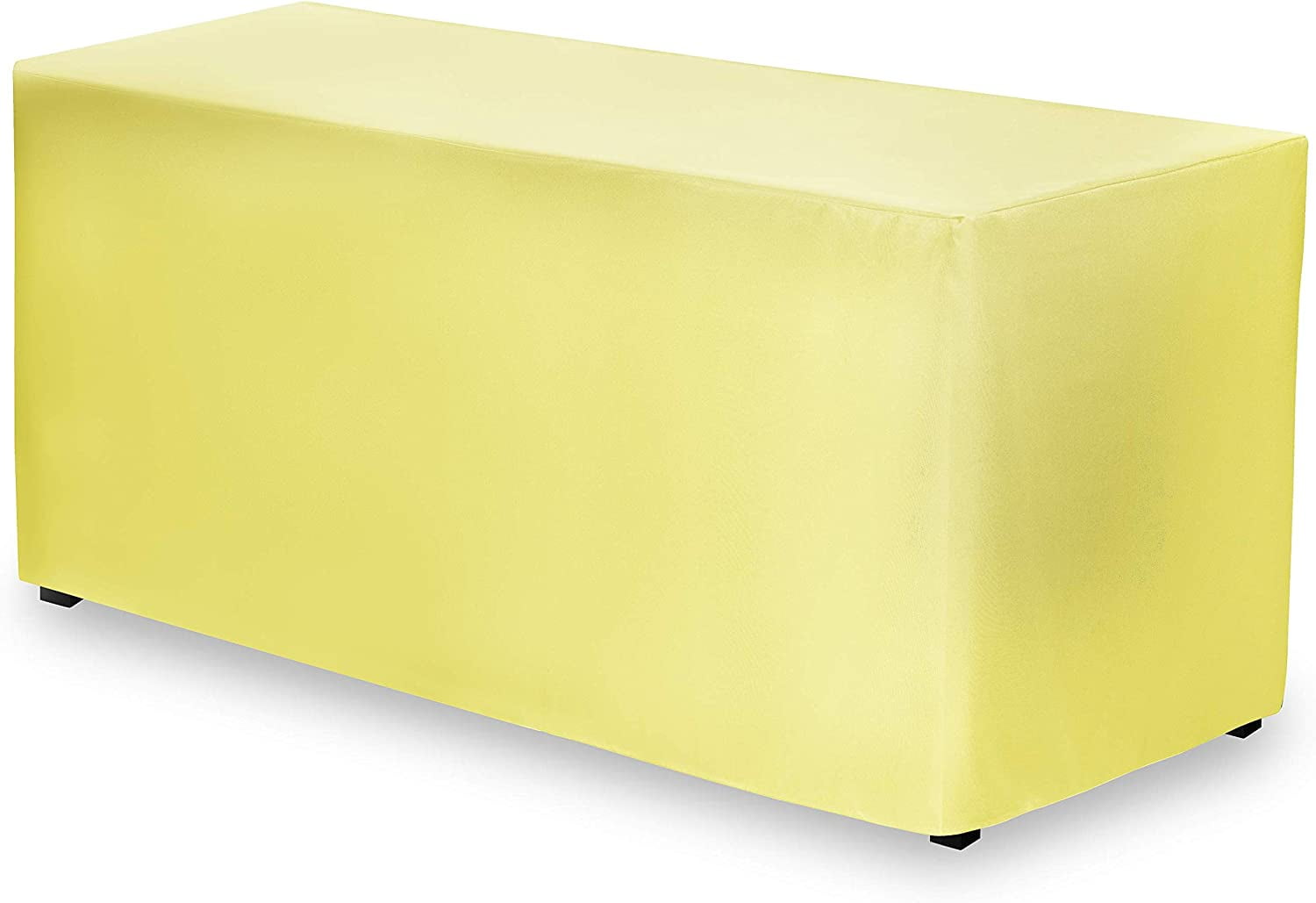 BESTKITTY tted Tablecloth - 72 x 30 In Yellow tted Table Cloth for 6 ...