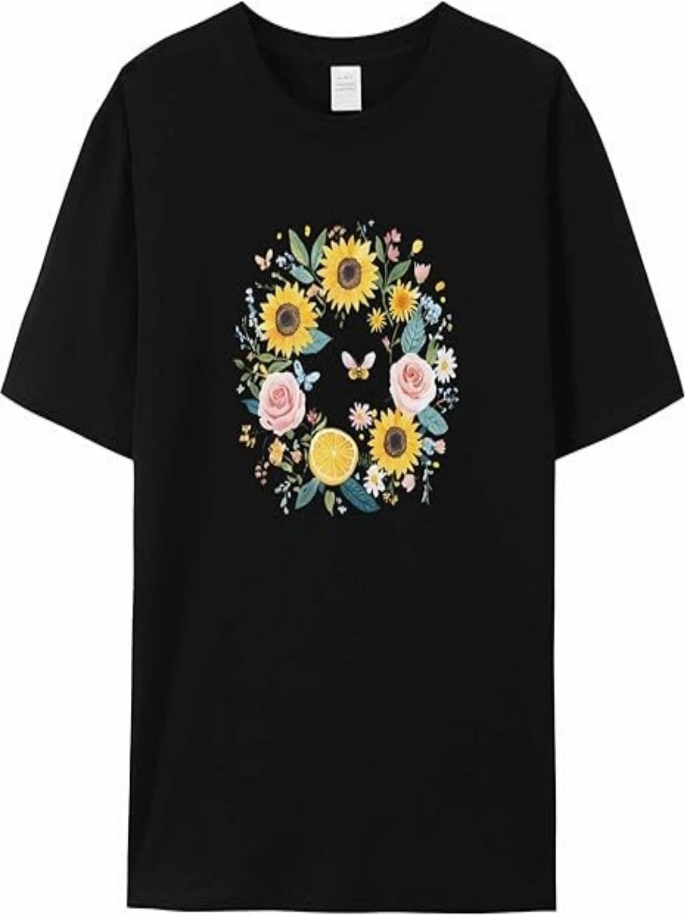 BESTLUCKY Summer - Favorite Women's Sunflower T - Shirt: Charming ...