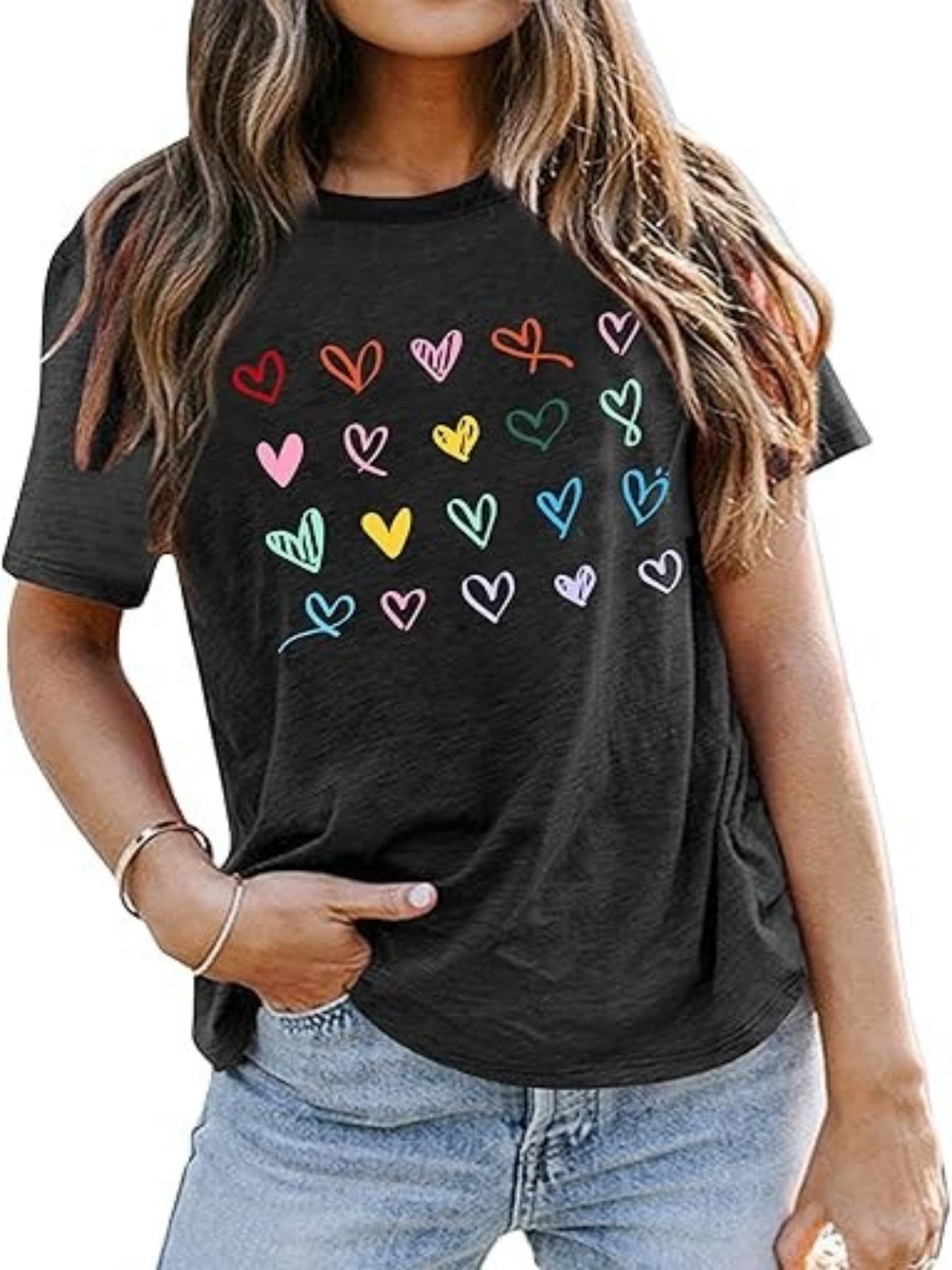 BESTLUCKY Women's Casual Short Sleeve Pride T - Shirts featuring ...