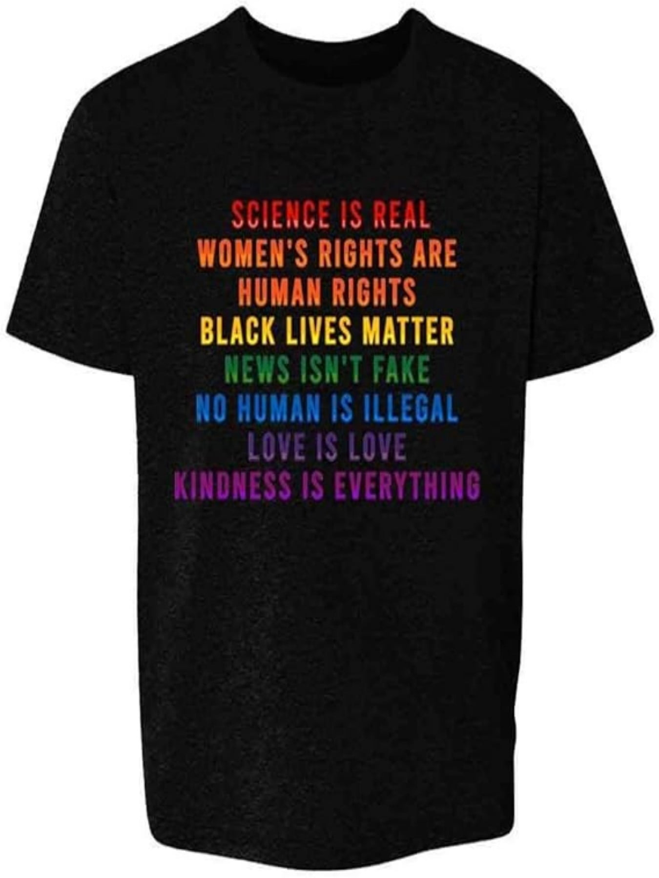BESTLUCKY Science is Real Black Lives Matter Rainbow Facts Baby Toddler ...