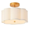 BESTOMIN 13-Inch Semi Flush Mount Ceiling Light, Modern Ceiling Light ...
