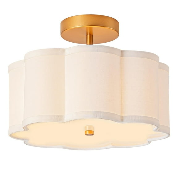 BESTOMIN 13-Inch Semi Flush Mount Ceiling Light, Modern Ceiling Light ...