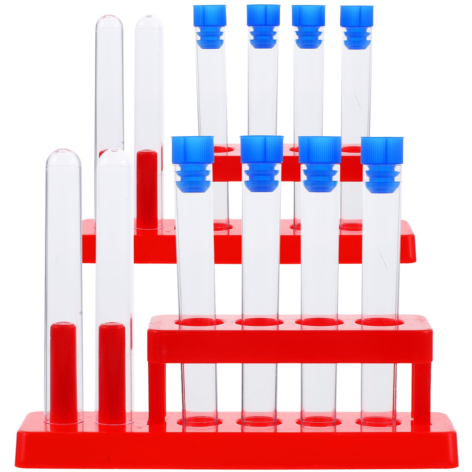 BESTONZON 1 Set Laboratory Testing Tubes Experiment Vials Liquid Tubes ...