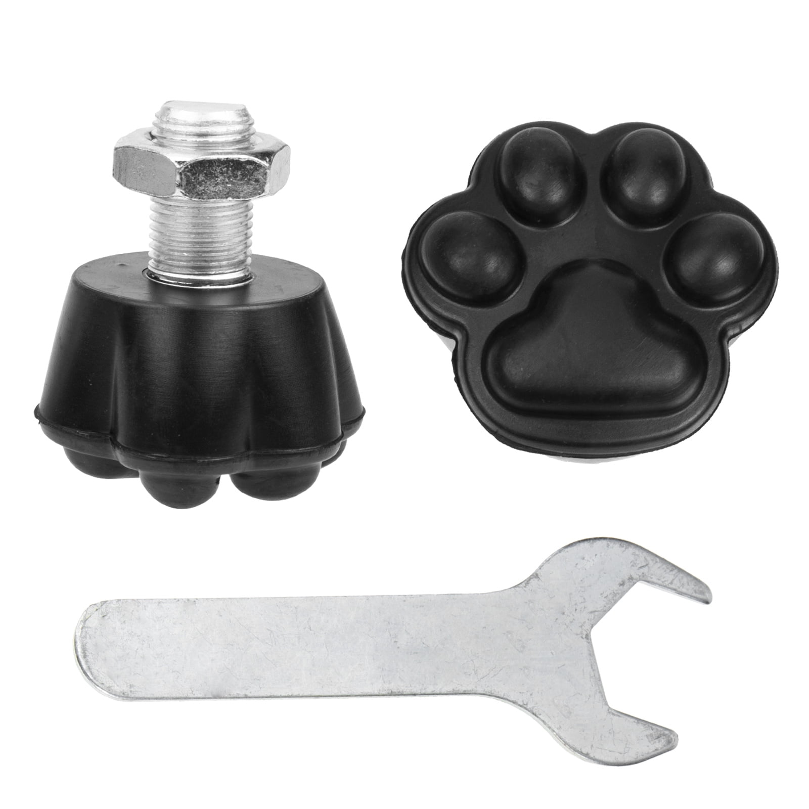 HOMOBABE 2Pcs Roller Skates Toe Stops Easy Installation Prevent Rim ...