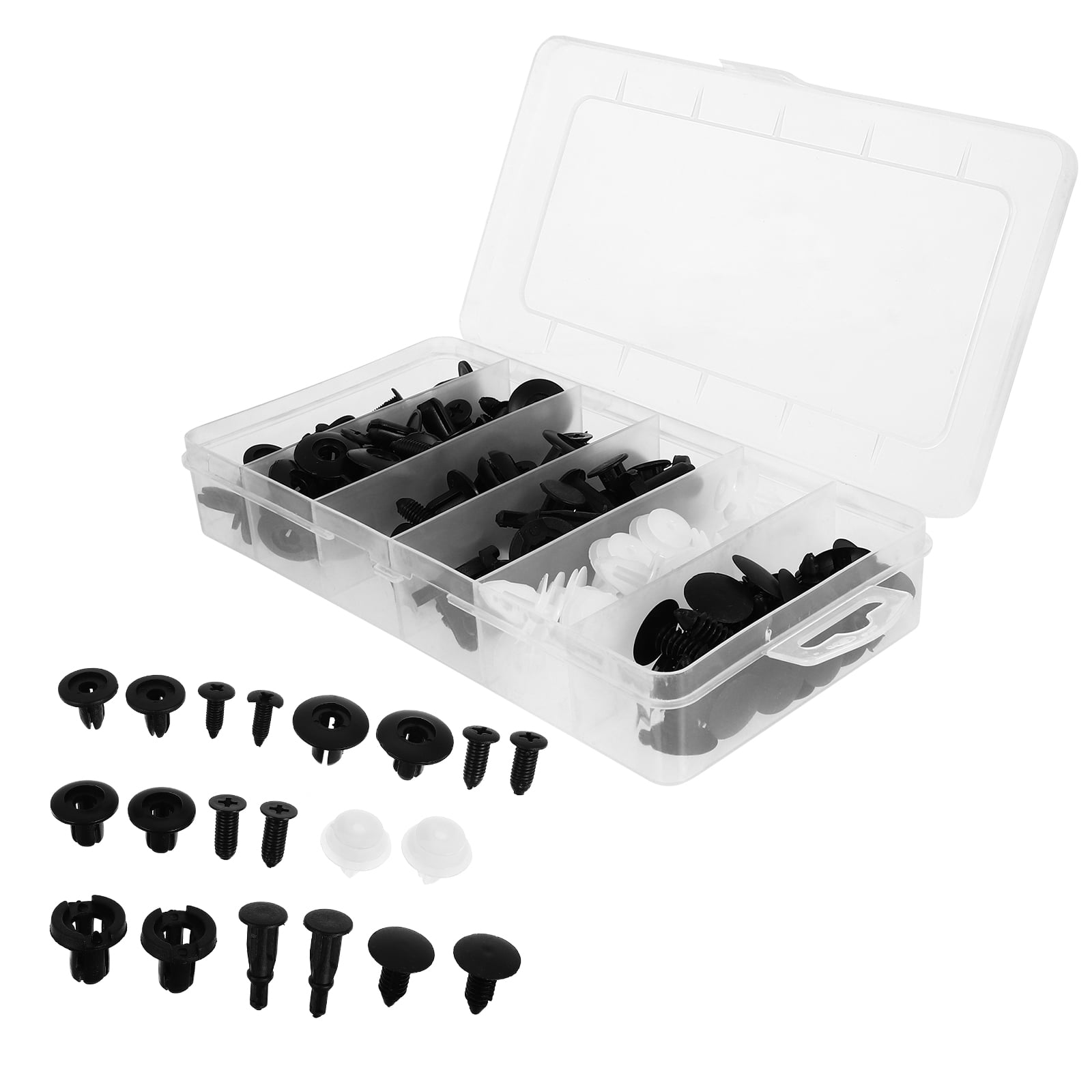 BESTONZON 100 Pcs Automotive Body Clips Retainer Fasteners Plastic ...