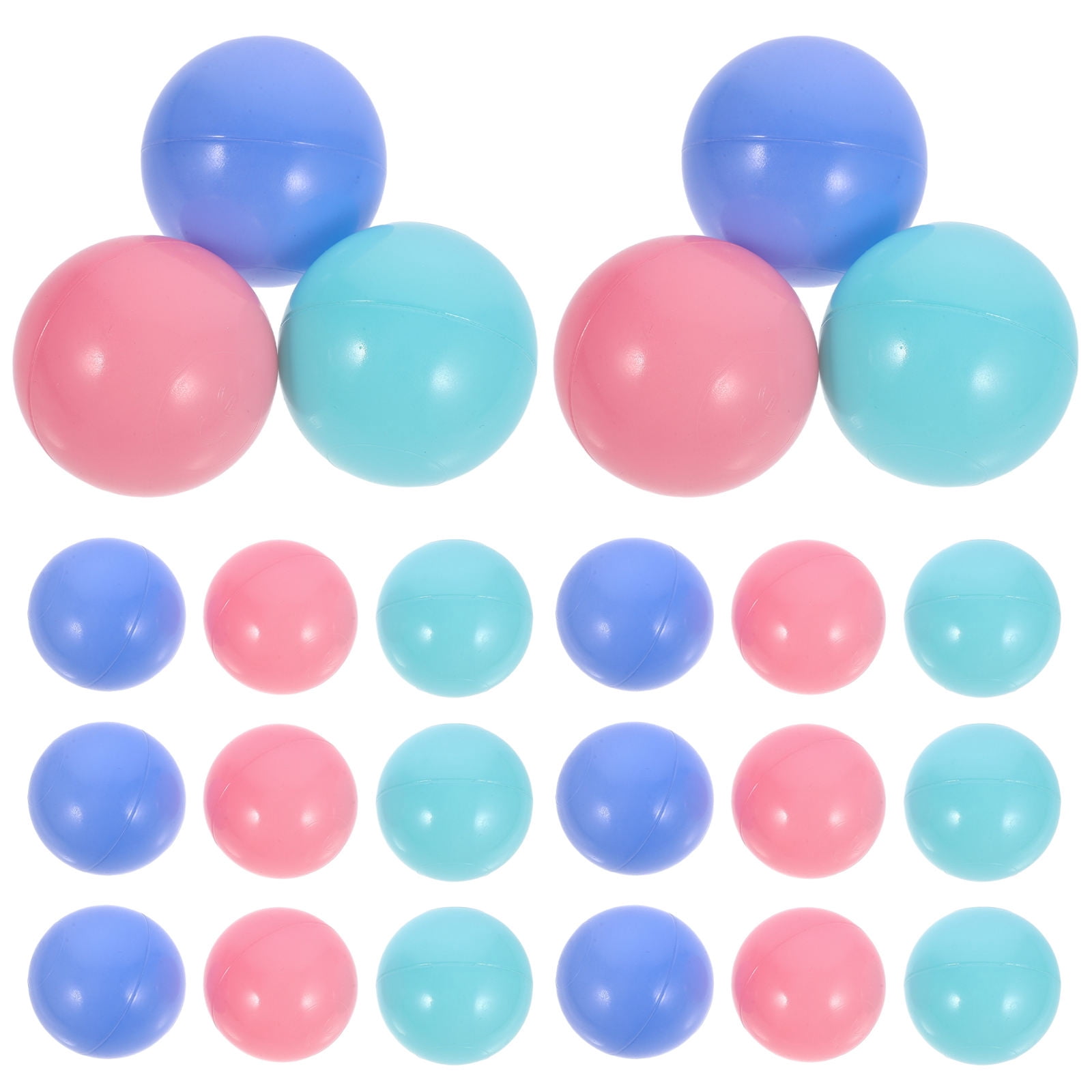 BESTONZON 100Pcs Plastic Ocean Balls for Counting and Recognition ...