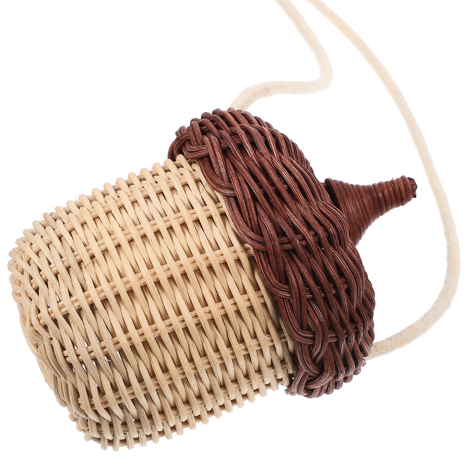 BESTONZON 1Pack Outdoor Hanging Basket Brown Cotton Rope Acorn Shape ...