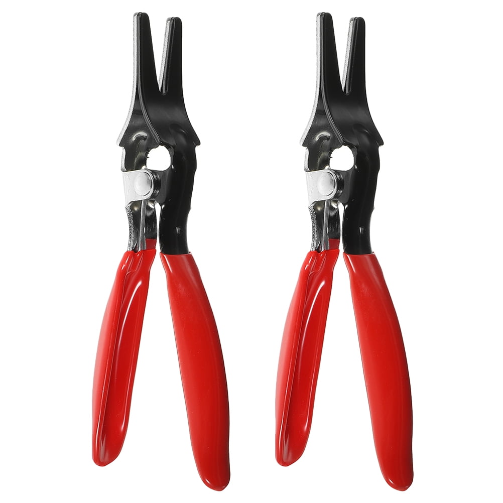 BESTONZON Auto Hose Removal Tool Hose Removal Pliers Red 45 Steel 2Pcs ...