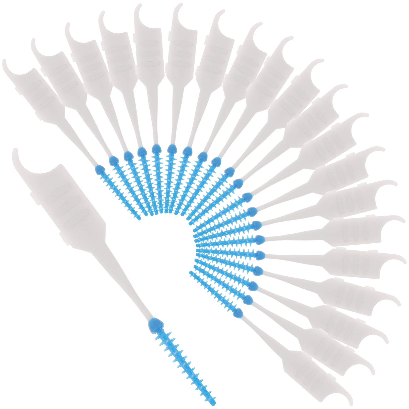 BESTONZON 200pcs Dental Floss Interdental Brush Teeth Stick Toothpick ...