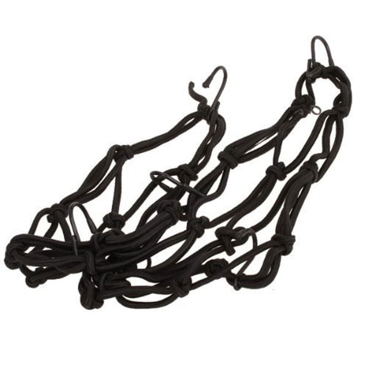 BESTONZON 28*28cm Luggage Cargo Bungee Net Bag 6 Hooks Bike Motorcycle ...
