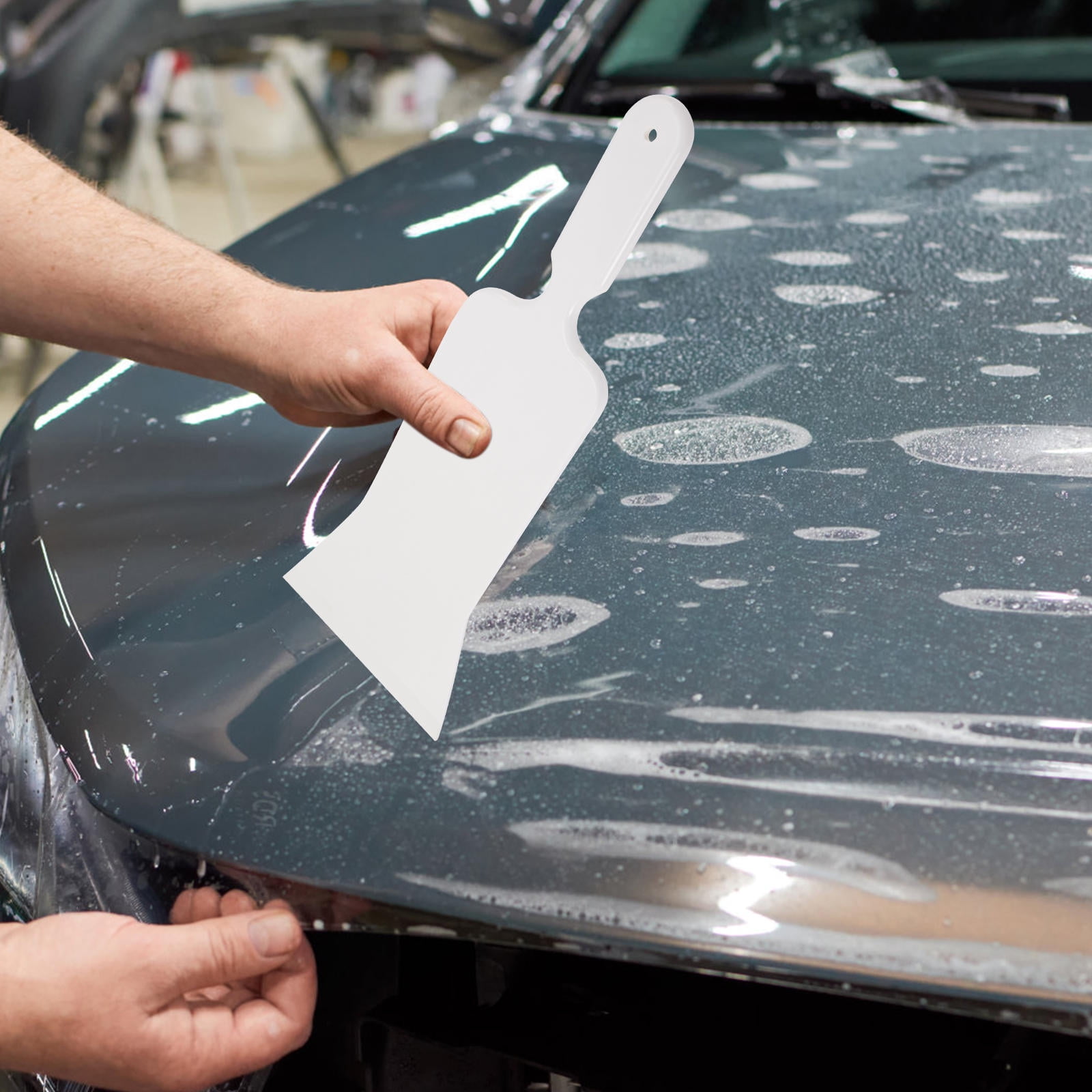 BESTONZON 2pcs Cars Smoothing Tool Film Wrap Scraper Plastic Assorted ...