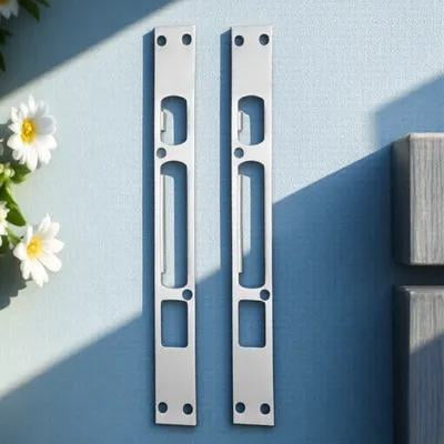 BESTONZON 2pcs Door Security Strike Plate Reinforcement Plate For ...