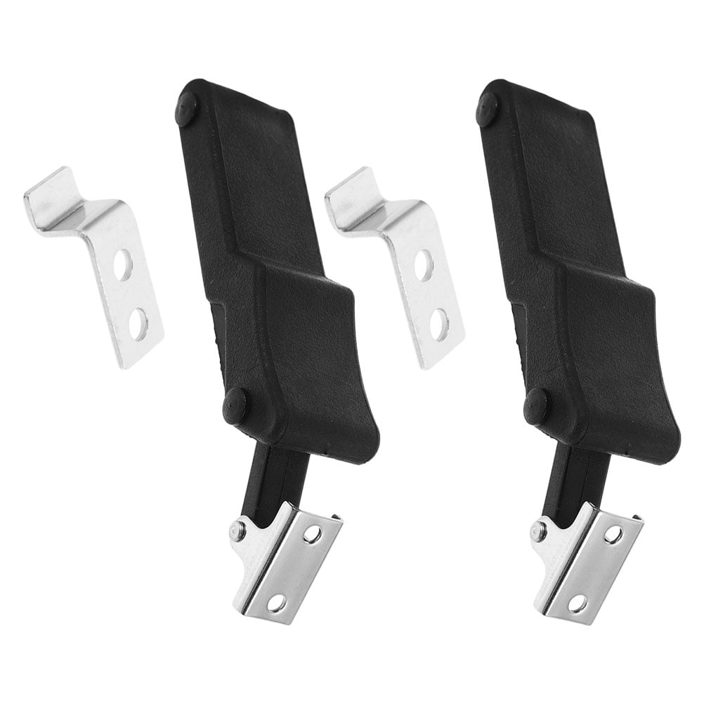 2pcs Hasp Latch for Toolbox Cabinet Vehicle Engine Hood with Rubber ...