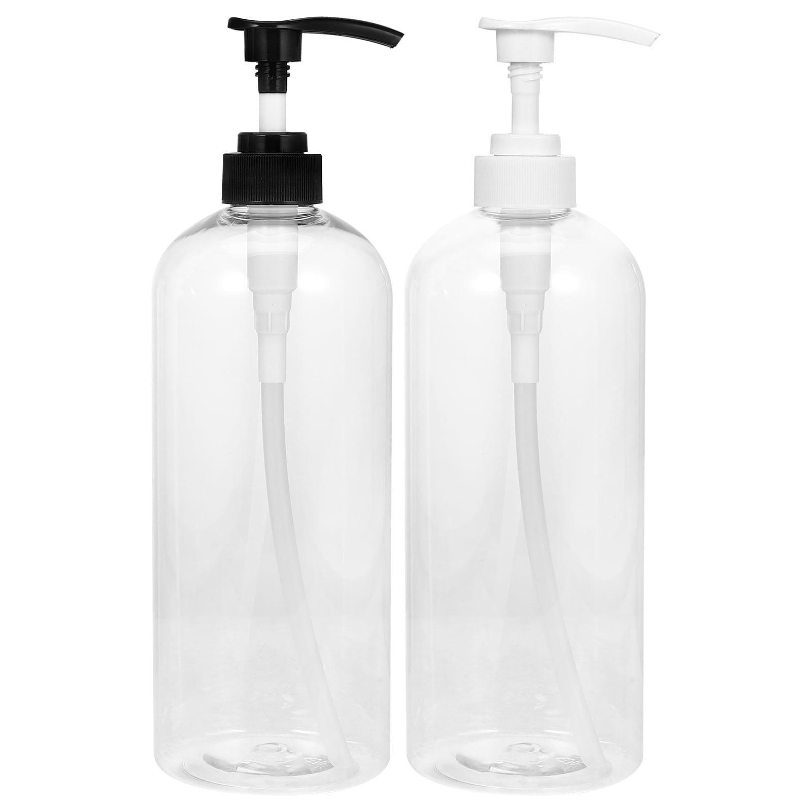 BESTONZON 2pcs Plastic Pump Bottle Clear Soap Dispensing Kitchen ...