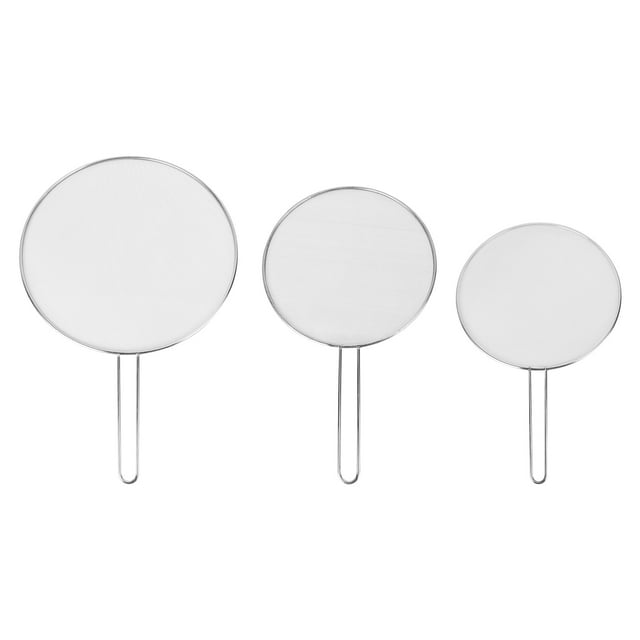 BESTONZON 3Pcs Multifunctional Stainless Steel Splatter Screen Guards ... BESTONZON 3Pcs Multifunctional Stainless Steel Splatter Screen Guards ...