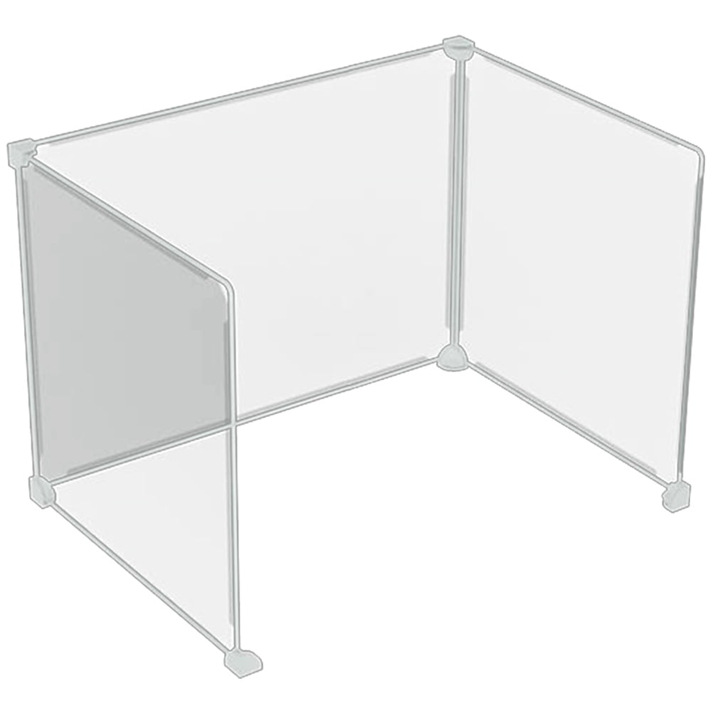 Transparent Plastic Partition Guard for Public Use Desk Office Bank ...