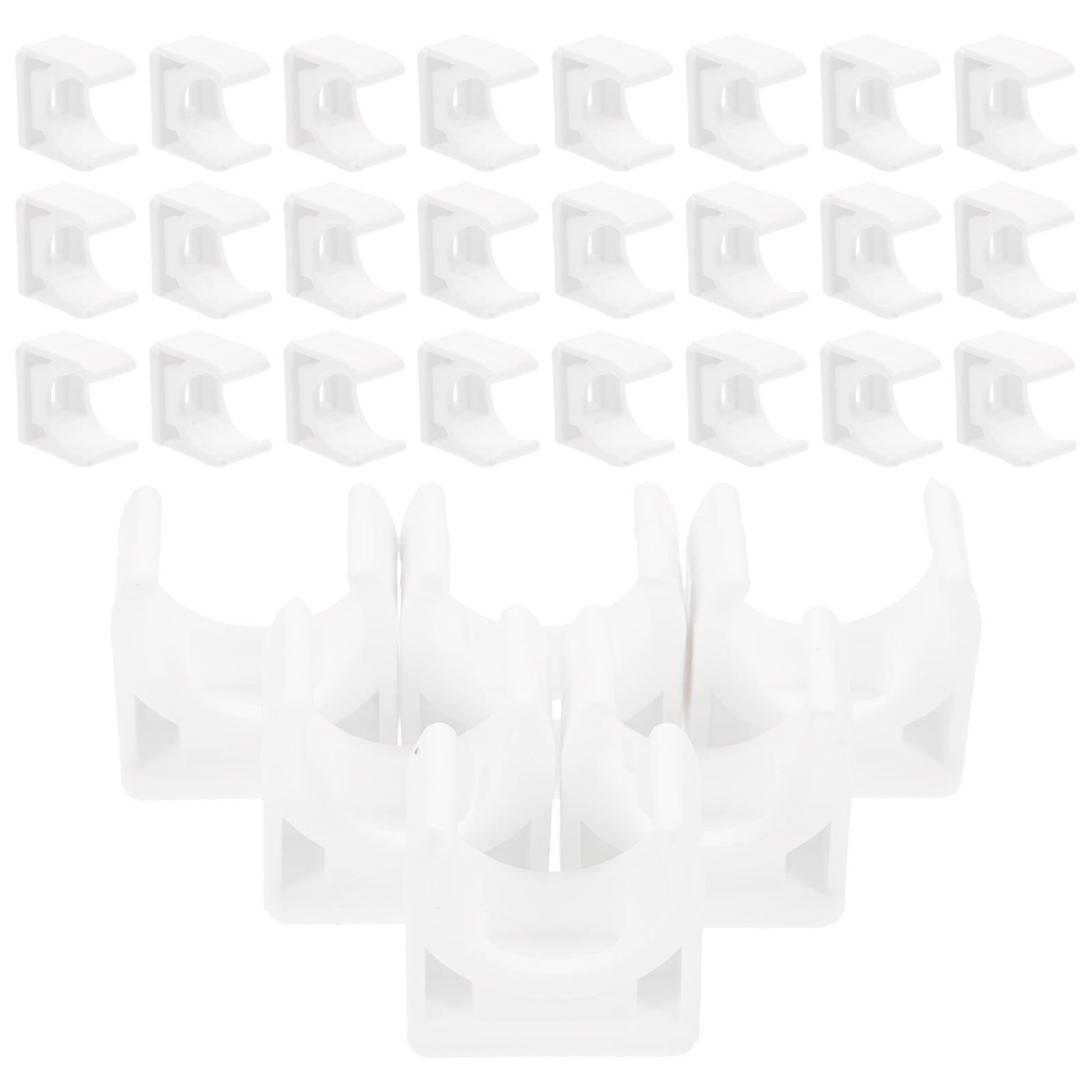 BESTONZON 50pcs Tube Pipe Clip Fasteners Pipe Clamp PVC Pipe Fixing For ...