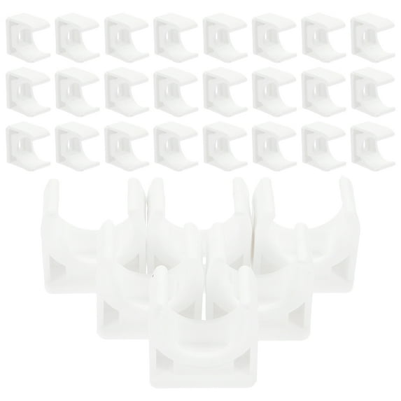 BESTONZON 50pcs Tube Pipe Clip Fasteners Pipe Clamp PVC Pipe Fixing For ...