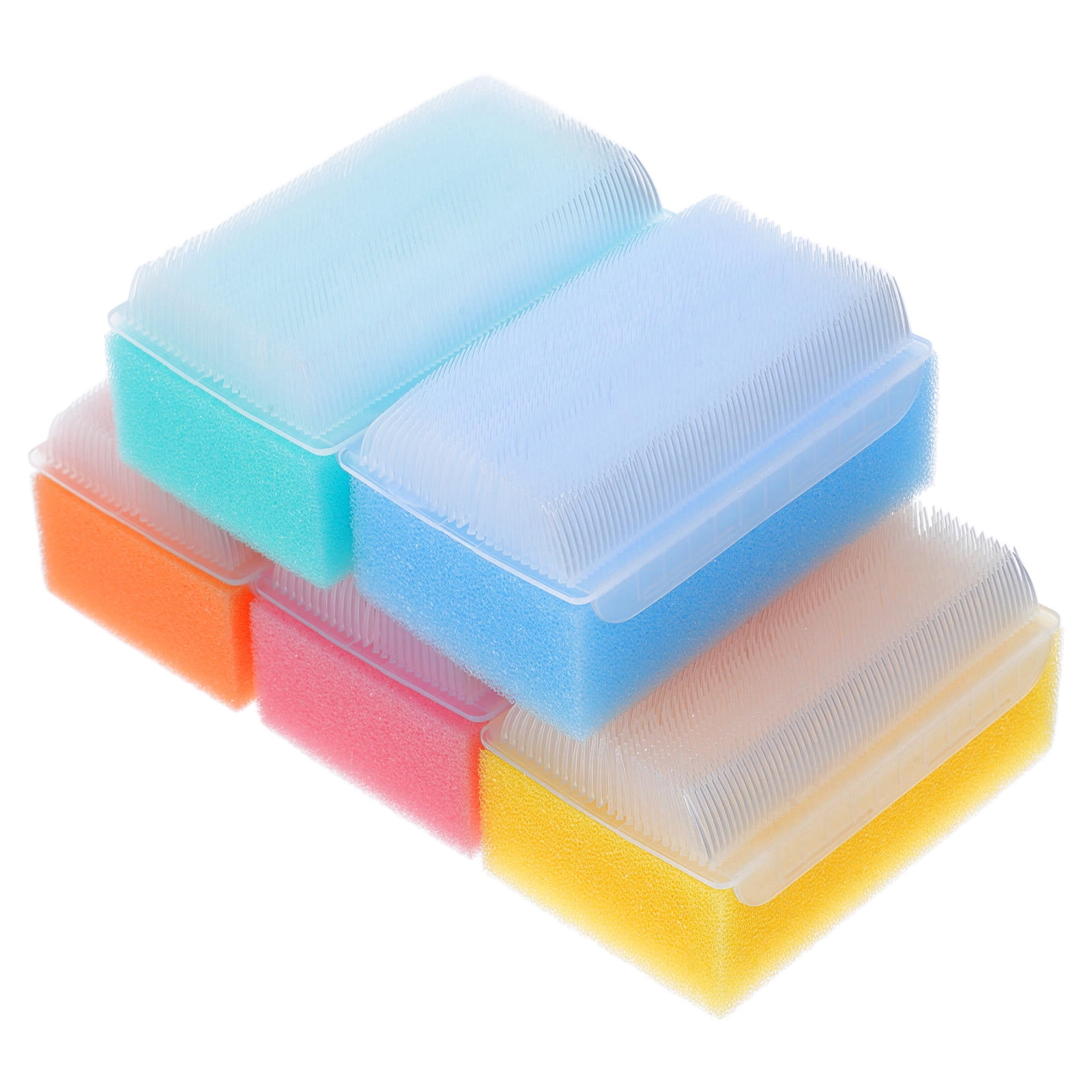 BESTONZON 5Pcs Sensory Brush Multi Color Sponge For Children Bath Time ...