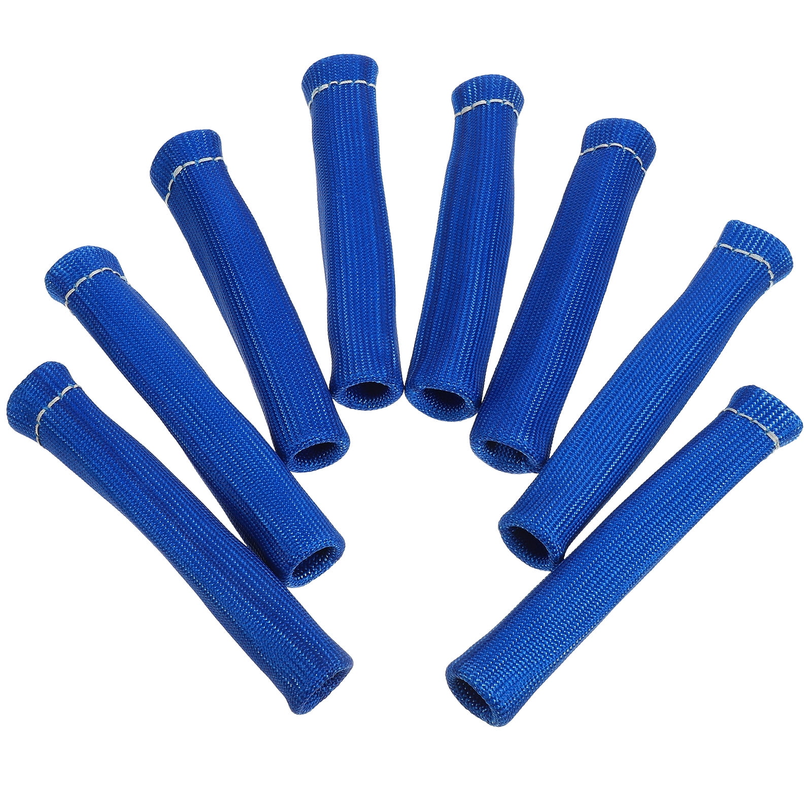 BESTONZON Fiber k Plug Wire Heat Shield Blue for Car High-Temperature ...